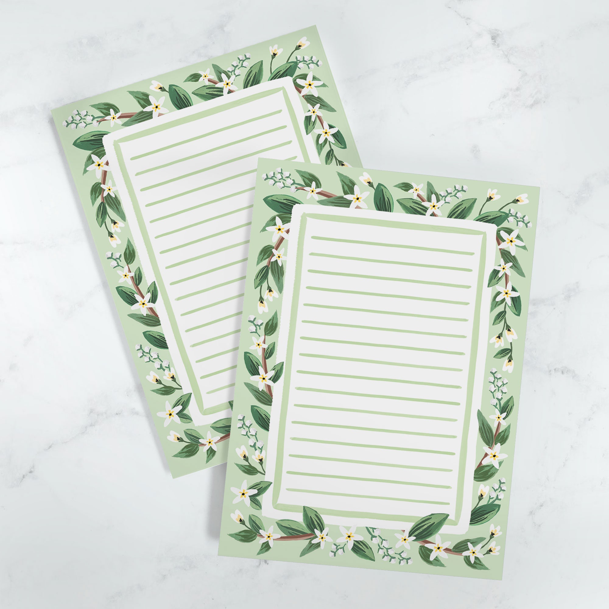 Jasmine - Notepad - Etsy