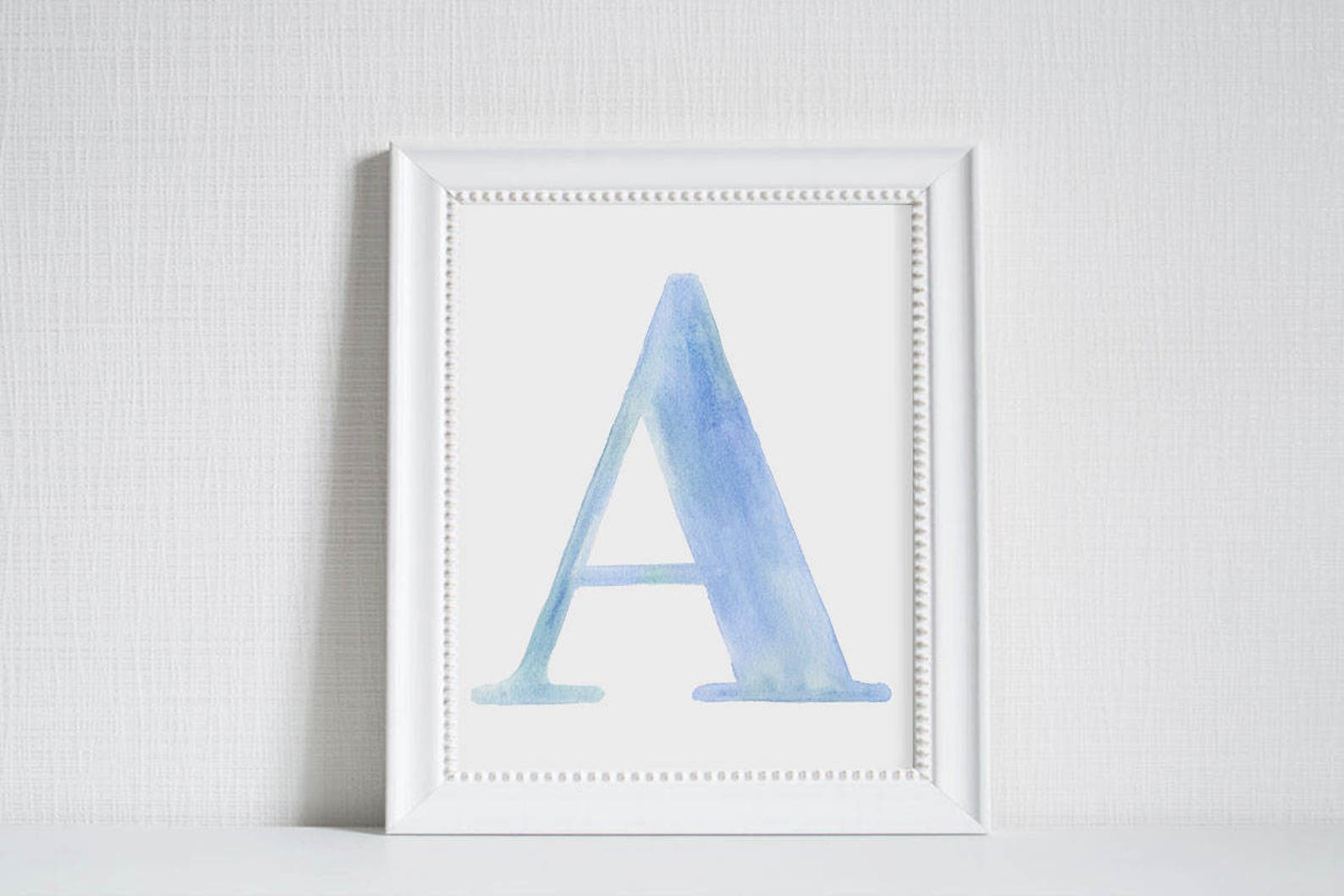 Watercolor Alphabet Letters Art Prints - Etsy