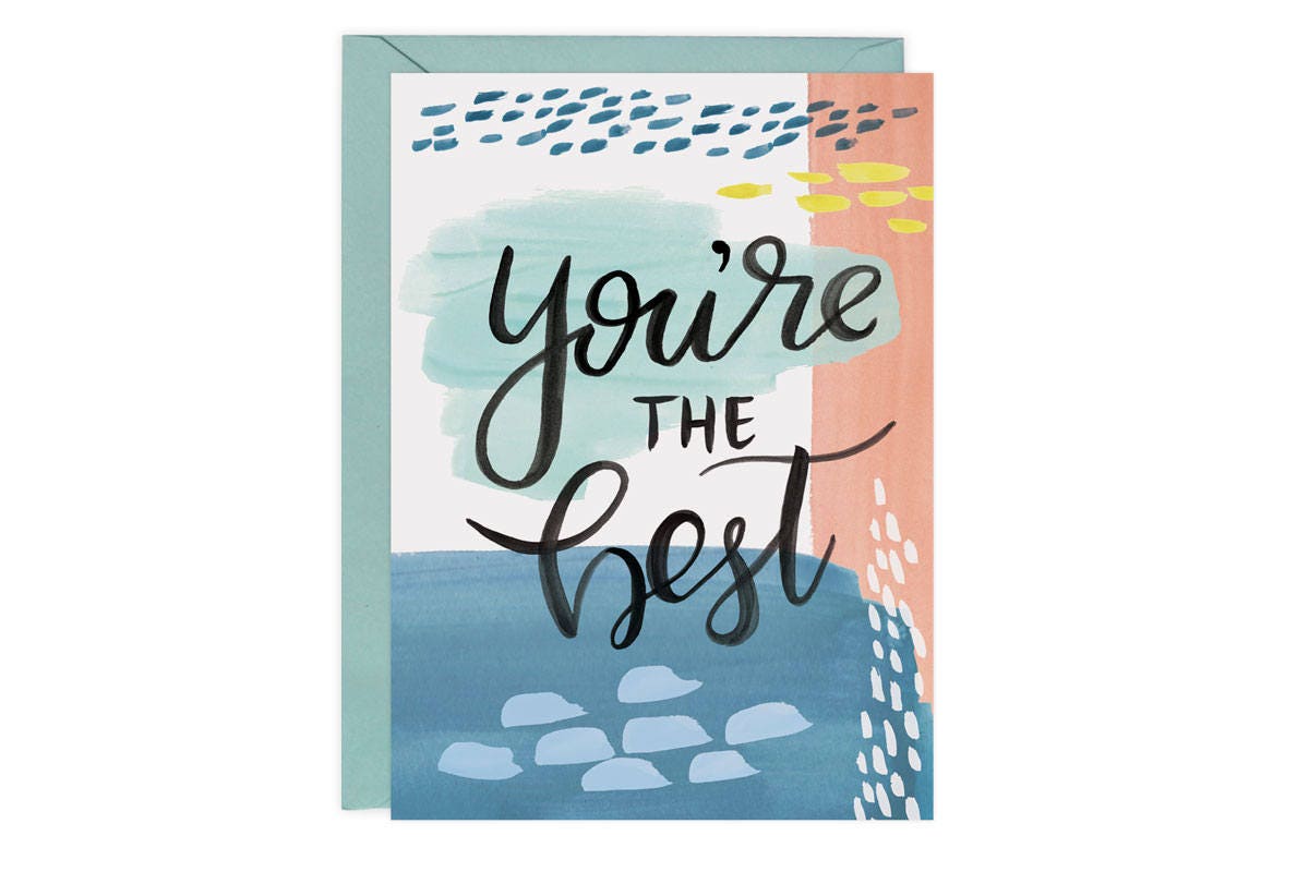 You're the Best - Card - Etsy