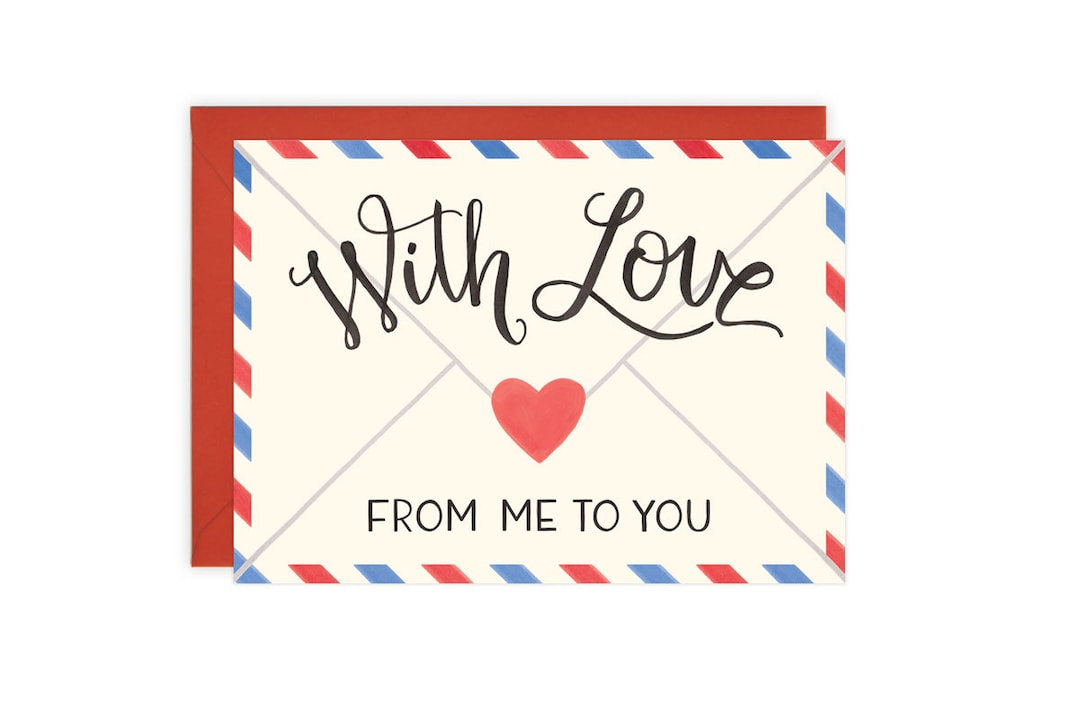 Love Letter Card - Etsy