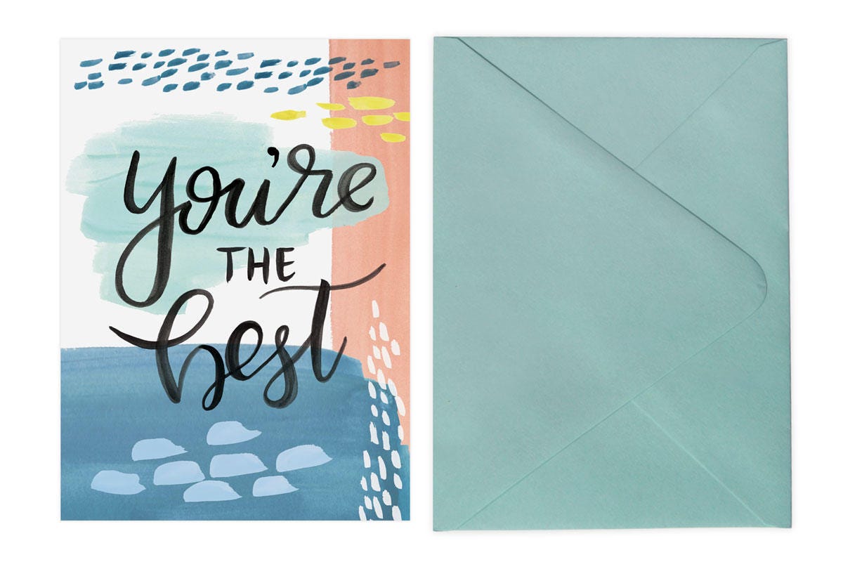 You're the Best Card - Etsy