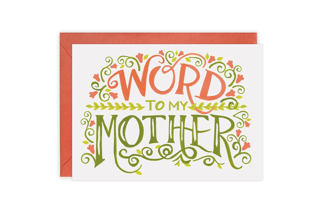 Word to My Mother - Etsy