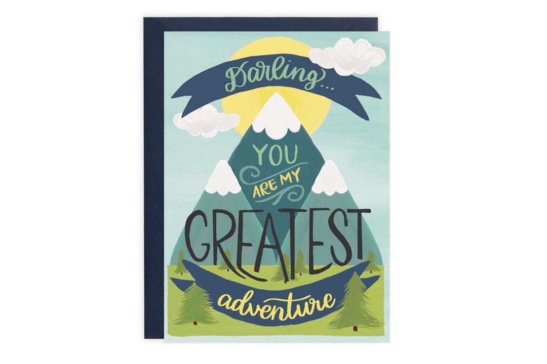 You Are My Greatest Adventure Card - Etsy