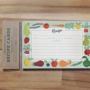 Farm Garden - Recipe Cards [12 Pack] - Etsy