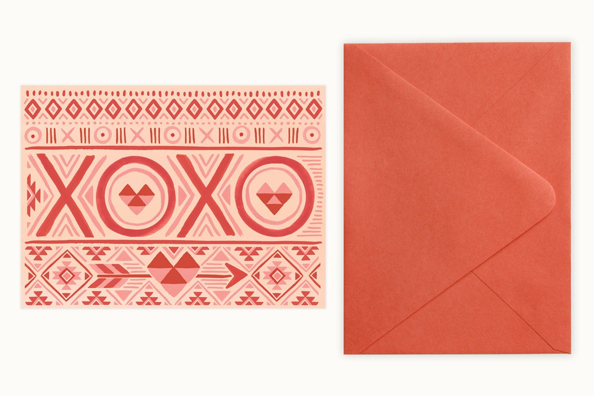 XOXO Navajo Card - Etsy