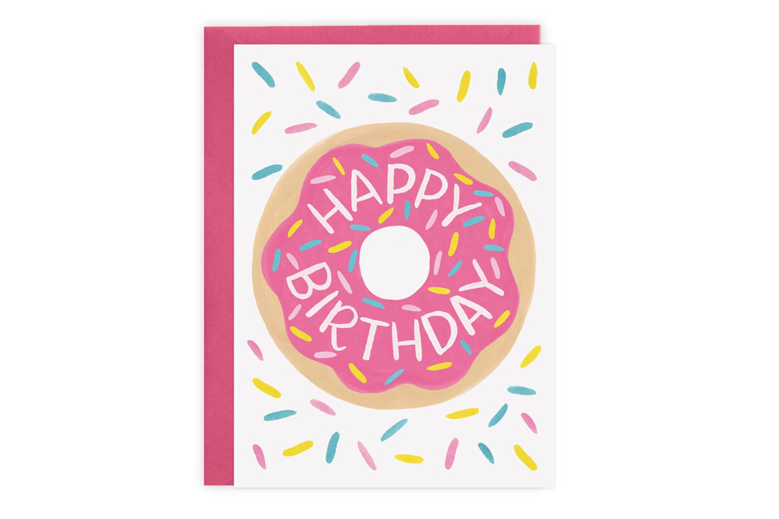 Donut - Birthday Card - Etsy