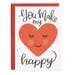 You Make My Heart Happy Card - Etsy