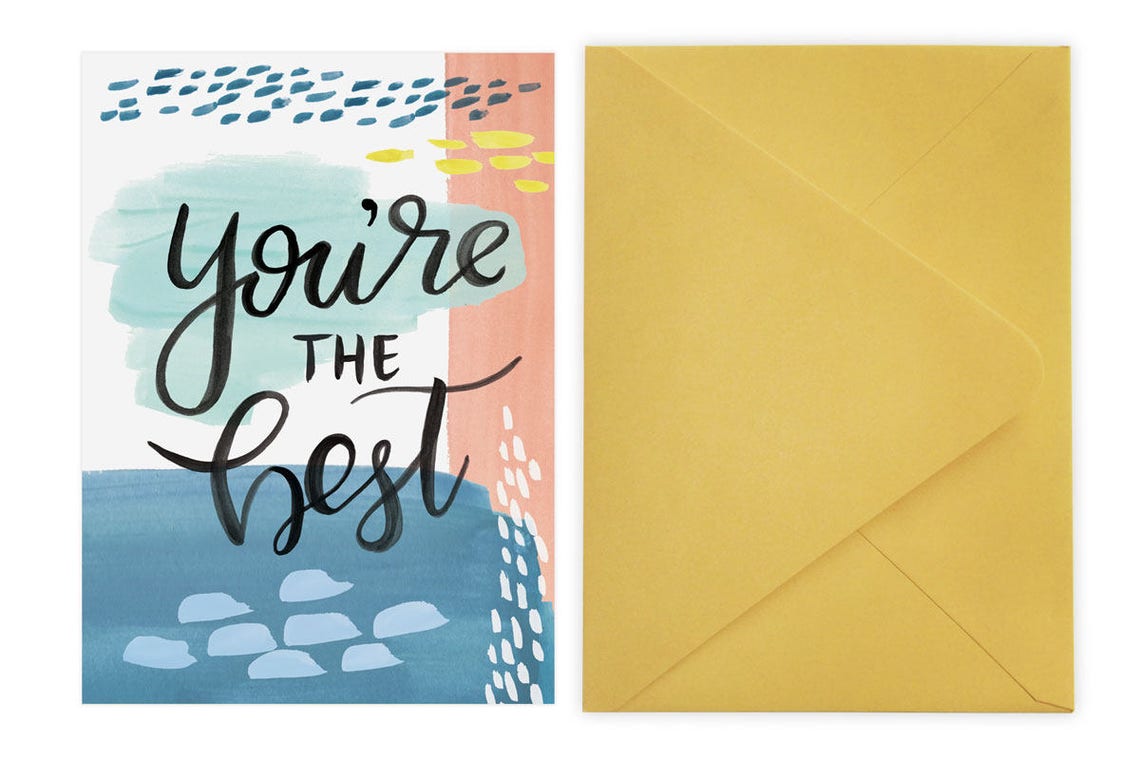 You're the Best Card | Etsy