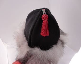 Mongolian fur hat | Etsy