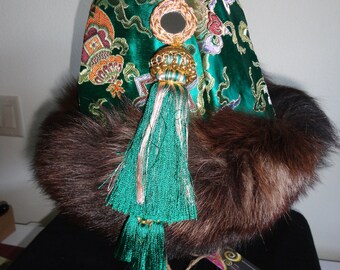 Mongolian fur hat | Etsy