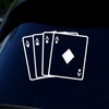 Playing Cards Symbols Vinyl Stickers, Poker Card Suits Stickers ...