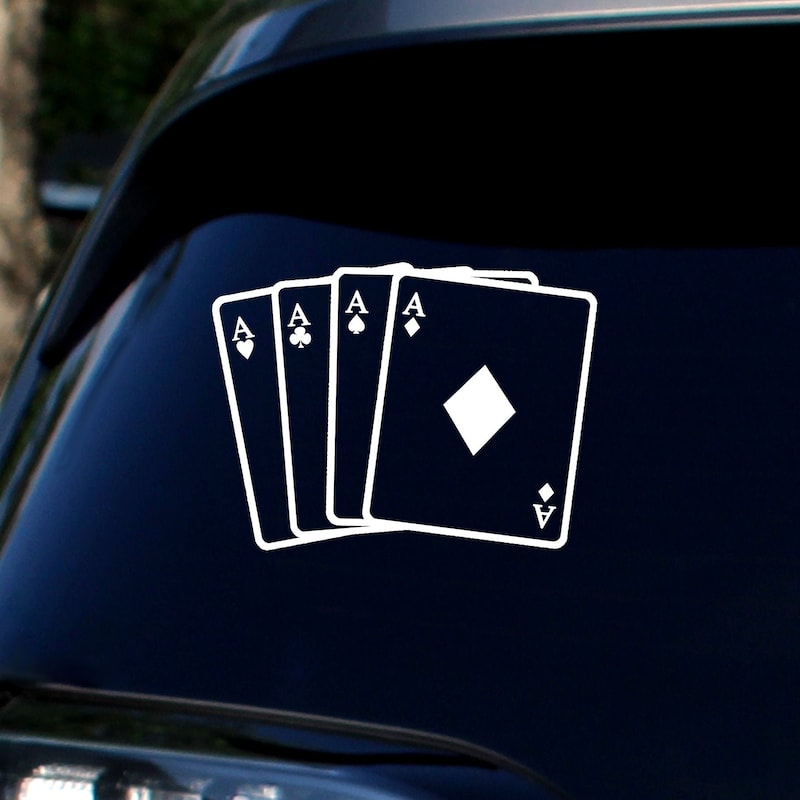 Playing Cards Suit Decals - Etsy