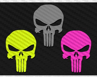 Punisher Skull Decal | Etsy
