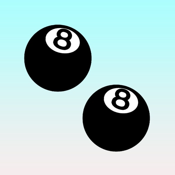 8 Ball Decal - Etsy