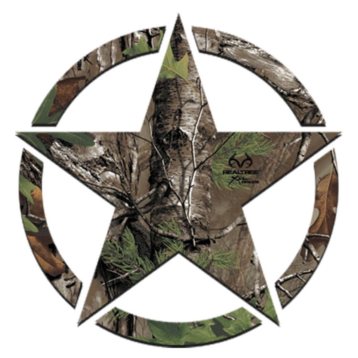 Camouflage Military Star Decal Choose Pattern and Size - Etsy