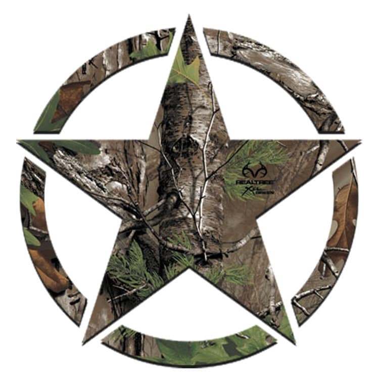 Camouflage Military Star Decal Choose Pattern and Size | Etsy