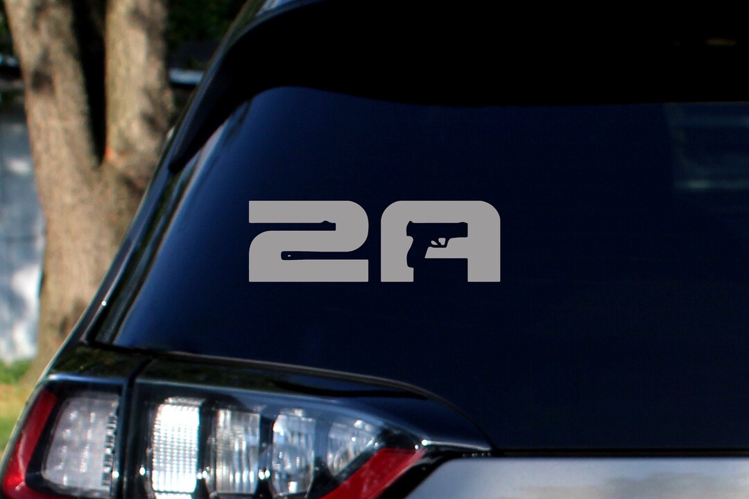 2A Decal 2nd Amendment Gun Rights Sticker Choose Color Size - Etsy
