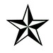 Star Decal 2 Pack - Beveled Nautical Star Stickers - Choose Color ...