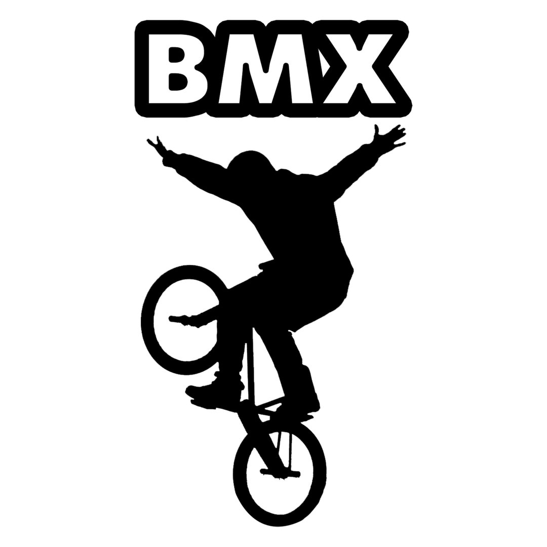 BMX Decal Bicycling Stickers Choose Color & Size - Etsy