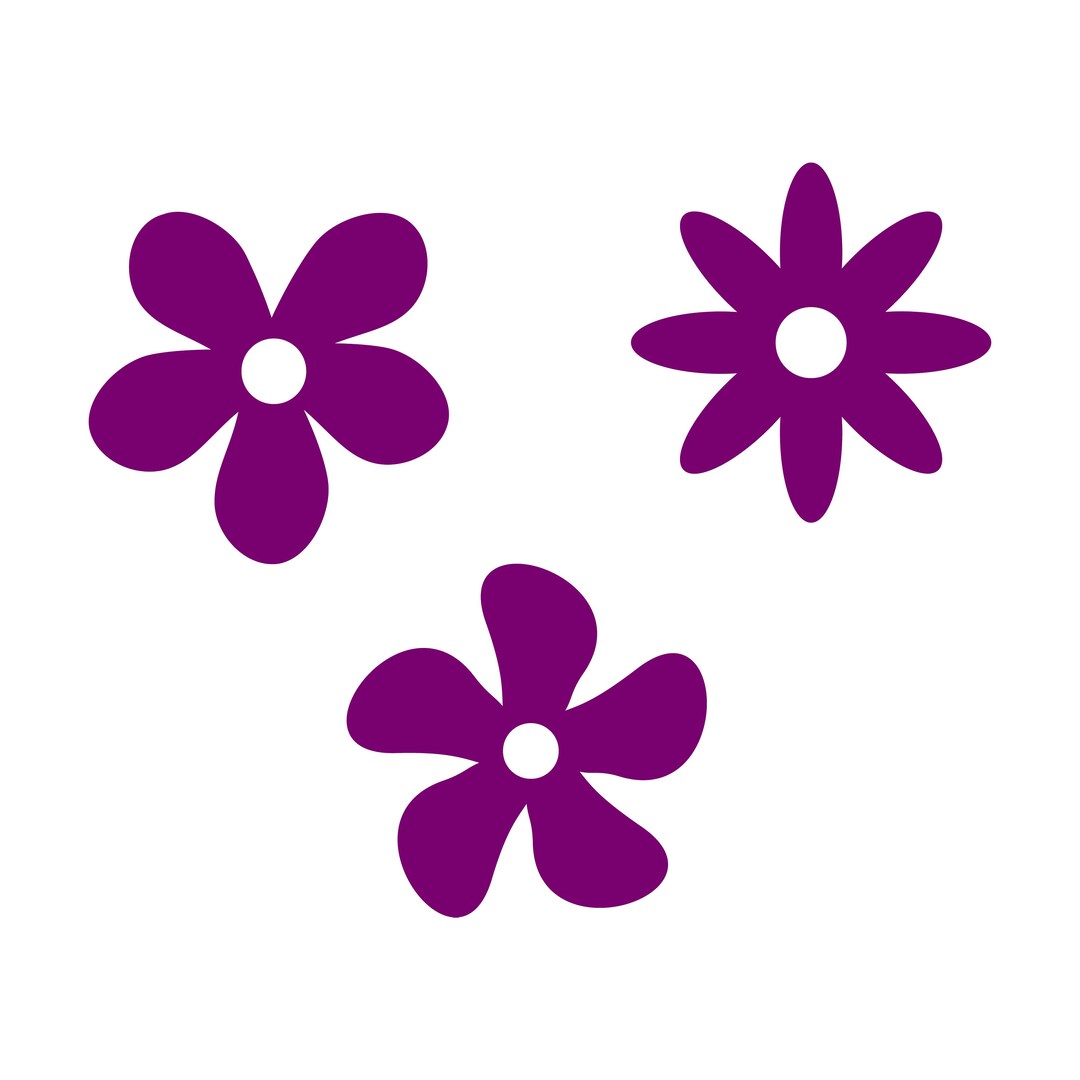 Flower Decals - Choose Color and Size - Etsy