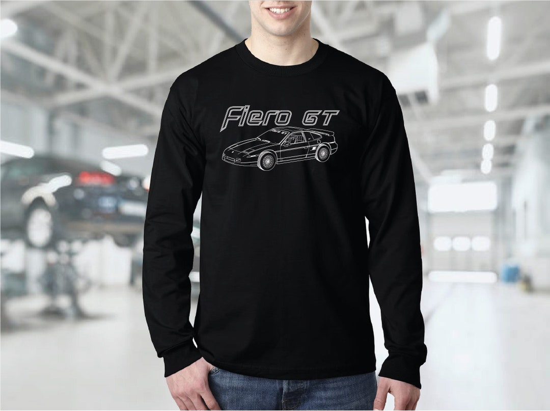 Fiero GT Custom Sports Car Retro Screen Printed LONG SLEEVE T-shirt - Etsy