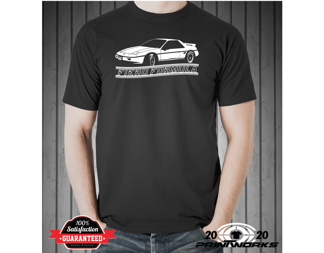 Fiero Formula Notchback Custom Sports Car Retro Screen Printed T-shirt ...