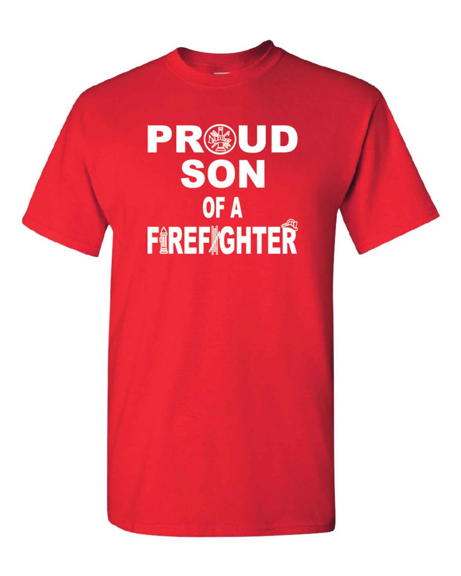 Proud SON of a FIREFIGHTER Fire Fighter Fire Truck Fire - Etsy