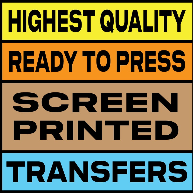 Screen Print Transfers - Etsy