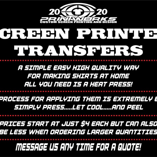 Custom Screen Print - Etsy