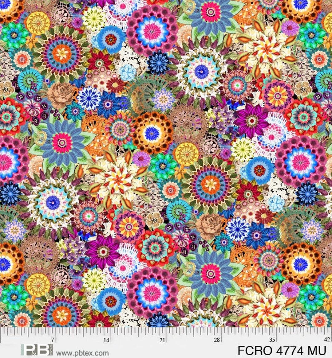 P&B Textiles - Floral Crochet - FCRO-04774 - 108" Wide - Wide Width ...