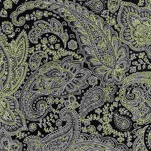 Timeless Treasures - Holiday Blenders - CM1002 - Metallic Paisley ...