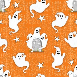 Henry Glass Panel Ghostly Glow 1682PG-93 Glow in the Dark Halloween ...