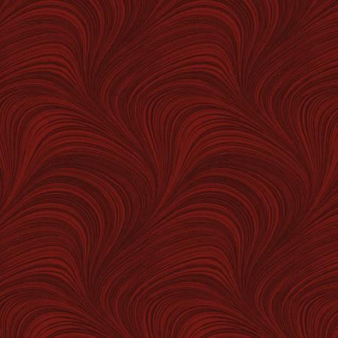 Benartex - Wave Texture - 2966B-19 - Dark Red Wave Texture - Jackie Robinson - Accent - Blender ...