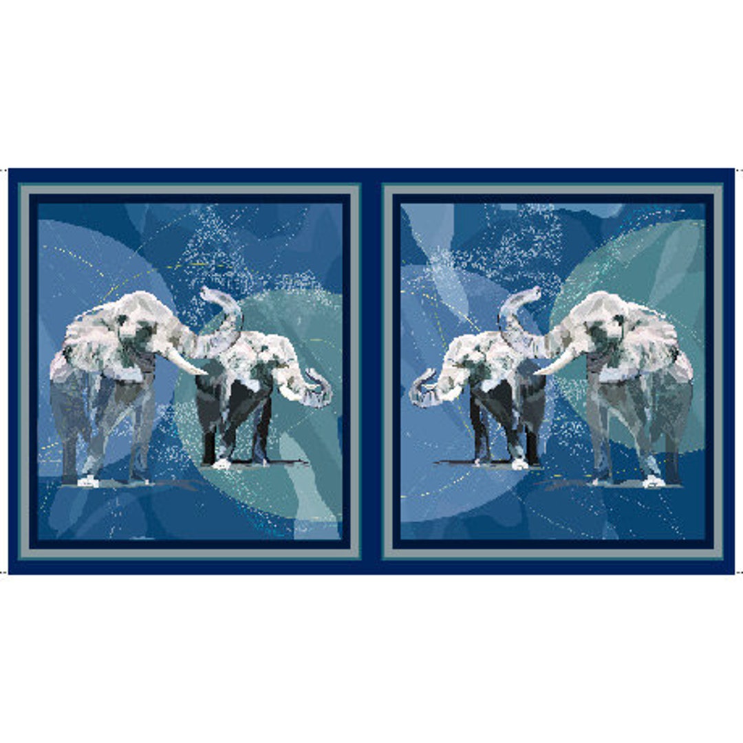 Quilting Treasures - Extraordinary Elephant - 28776-N - Elephant ...