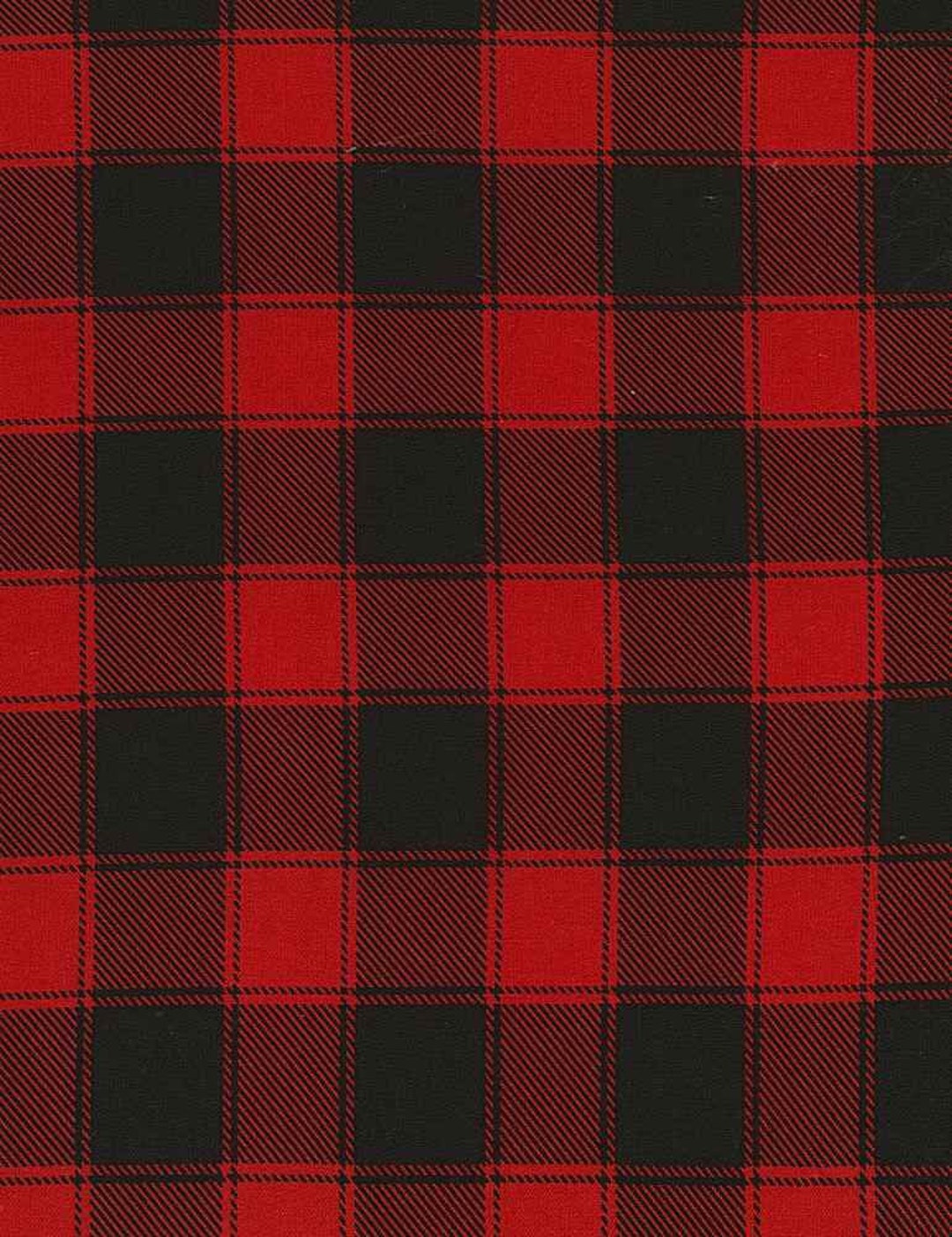 Timeless Treasures Buffalo Check C5784-red Checks Red Plaid Accent ...