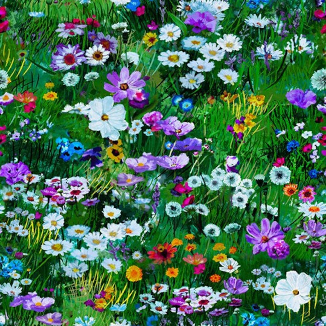 Hoffman - Into the Meadow - T4925-170 - Meadow - Flowers - Garden ...