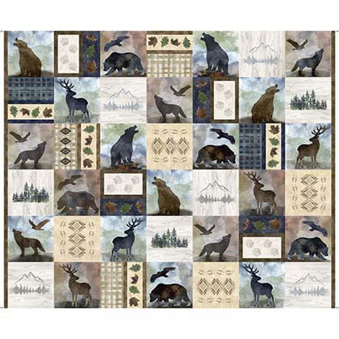 Quilting Treasures - the Wonder of Nature - 30638-X - Lodge Patchwork ...