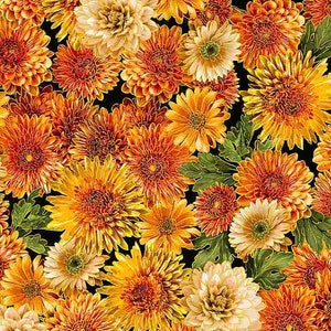 Timeless Treasures - Autumn Leaves - CM1286 - Packed Harvest Bouquets ...