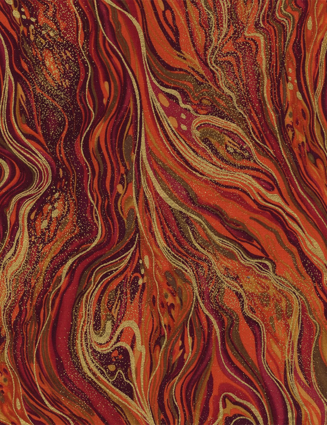 Timeless Treasures Abstract Marbling Cm2210-harvest Autumn Bounty One ...