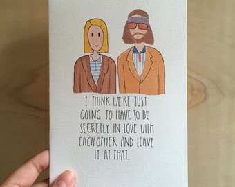 Wes Anderson Card | Etsy