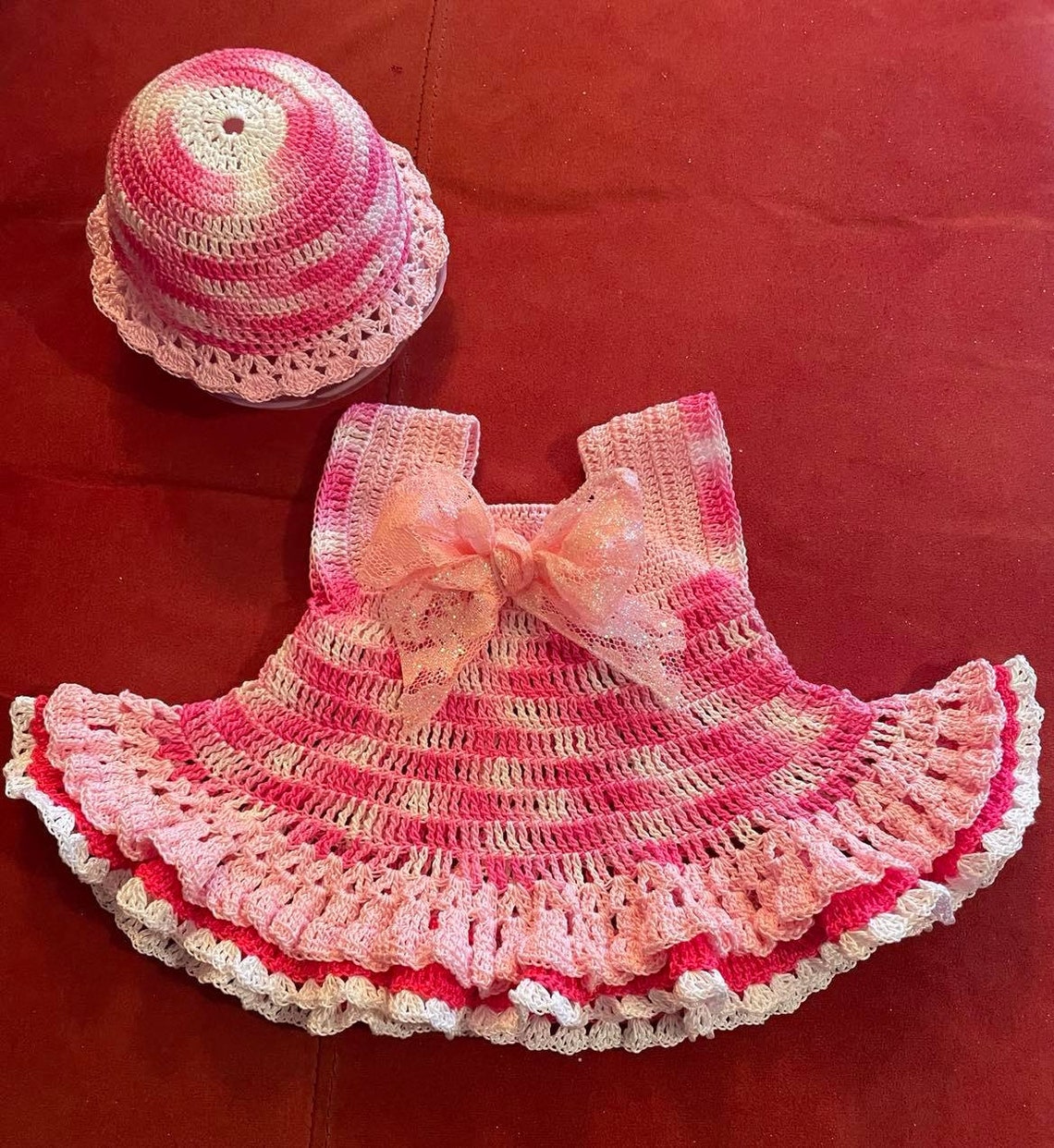 Triple Pink Ruffle Baby - Etsy
