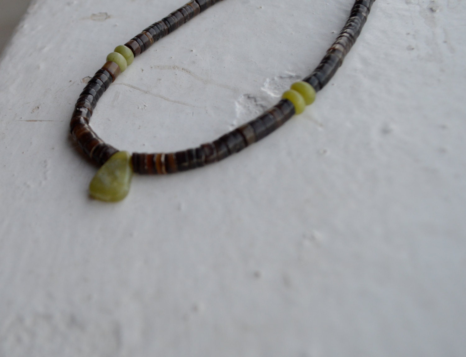 Childs Jade Necklace, Girls Shell Necklace, Kids Jade Necklace ...