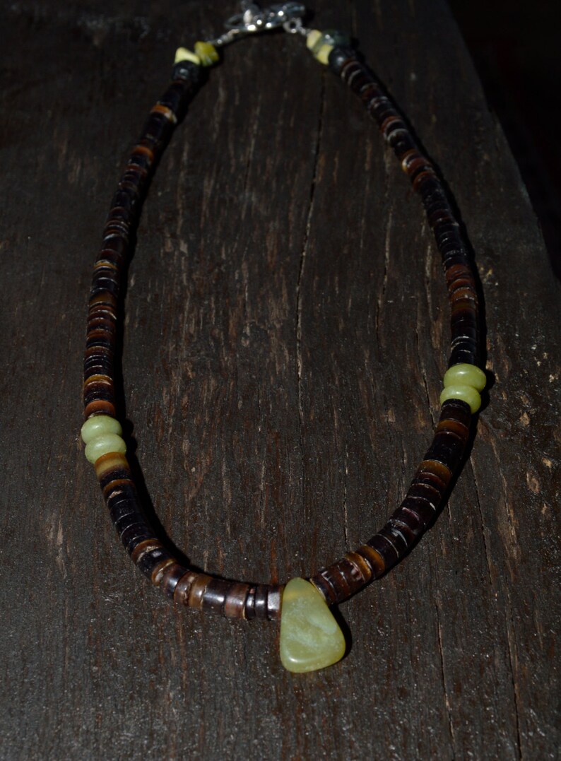 Childs Jade Necklace, Girls Shell Necklace, Kids Jade Necklace ...