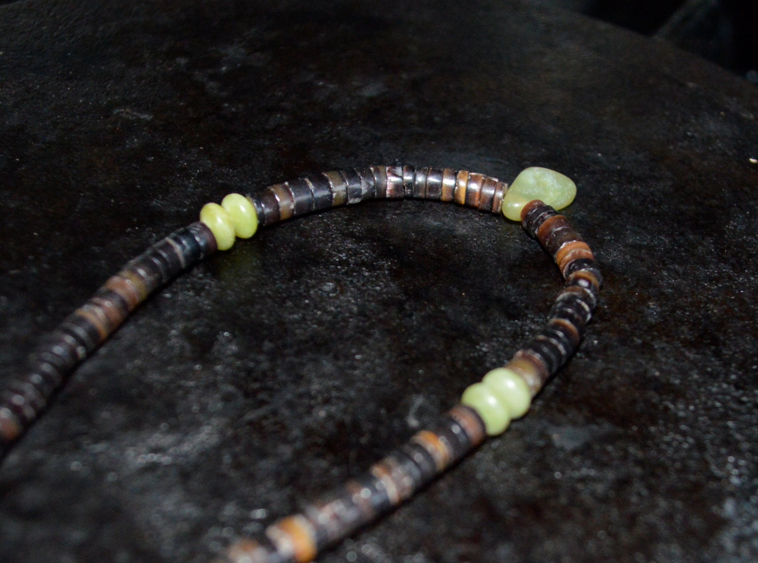 Childs Jade Necklace, Girls Shell Necklace, Kids Jade Necklace ...