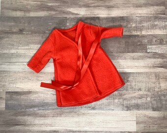 Light Teal Fluffy Robe With Hood for 18 Inch Doll - Etsy