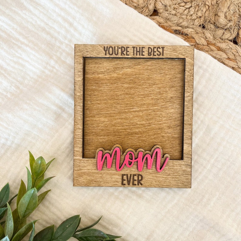 Mom Photo Magnet, Mother Photo Frame Magnet, Mothers Day Gift Magnet ...