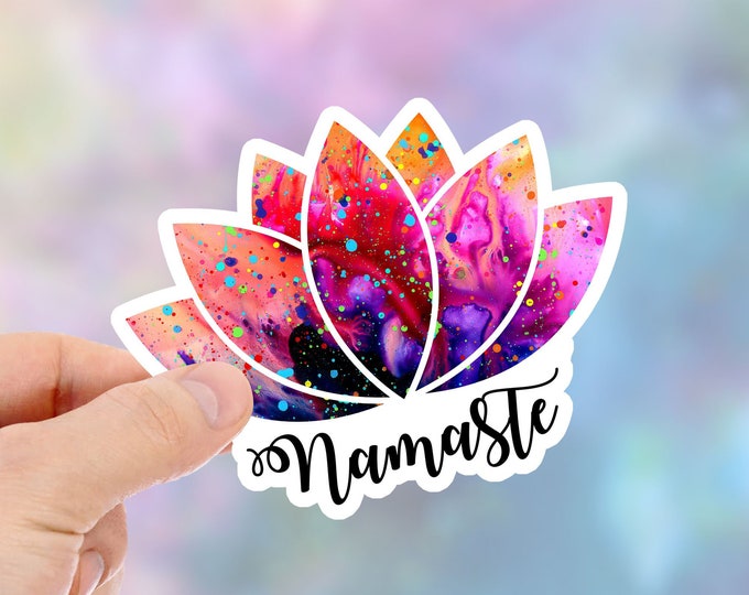Lotus Flower Stickers, Ultimate Meditation, Namaste Stickers, Stickers ...