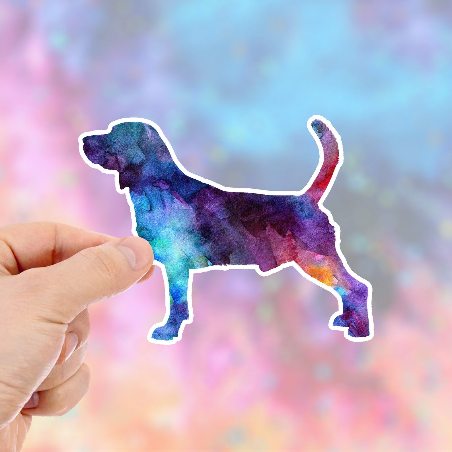 Beagle Waterproof Vinyl Sticker Stickers Fun Stickers - Etsy