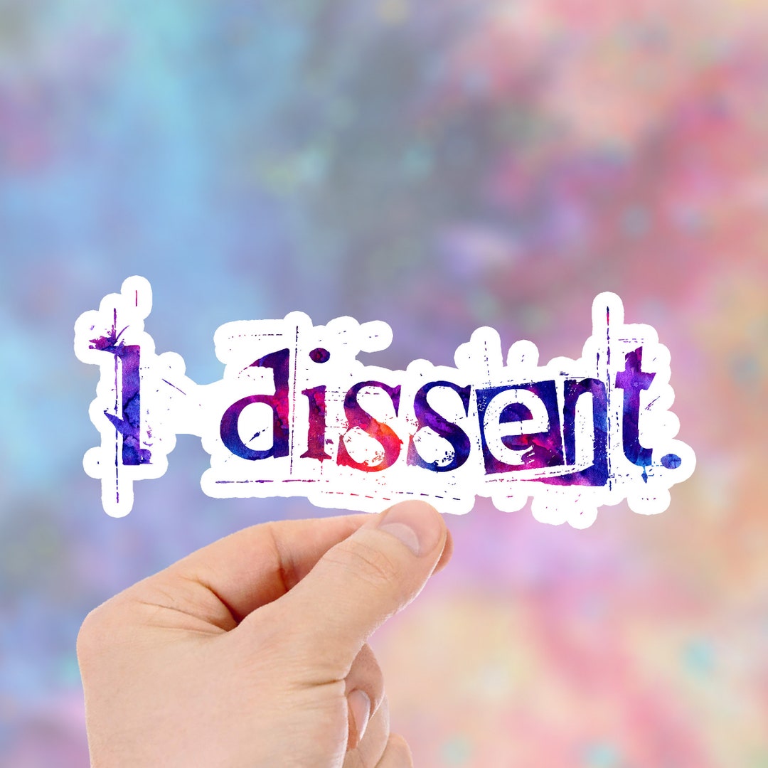 I Dissent Sticker Ruth Bader Ginsburg Sticker Notorious RBG Stickers ...