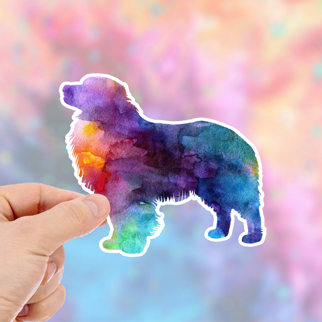Australian Shepherd Waterproof Vinyl Sticker Stickers Fun Stickers ...